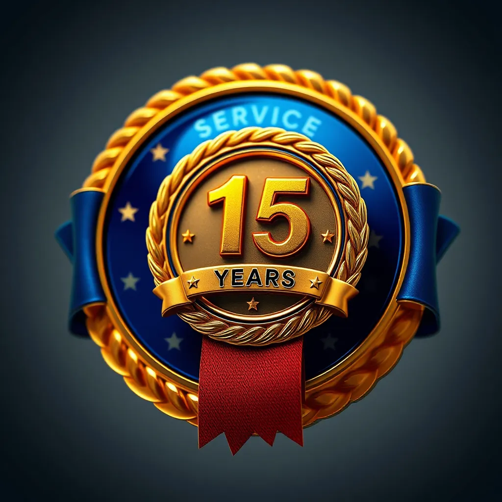 Celebrating a Milestone: 15 Year Service Pin Received : MysteryLores