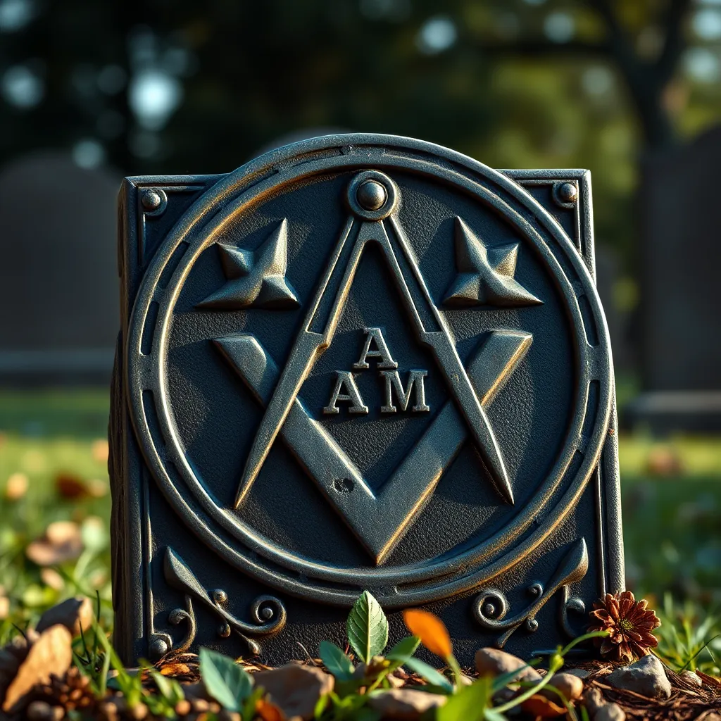 Masonic Emblem Found on 19th Century Grave Marker? : MysteryLores