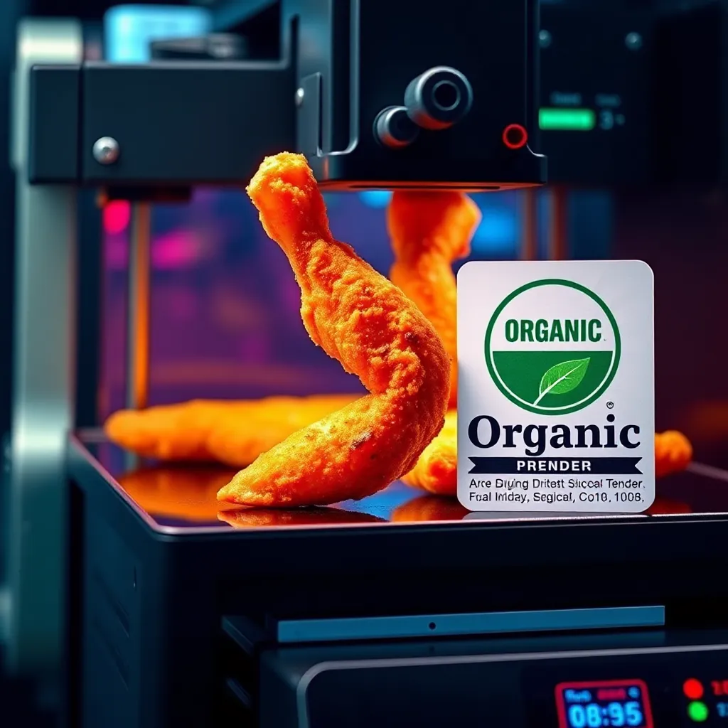 Are 3D Printed Chicken Tenders Really Organic? : MysteryLores