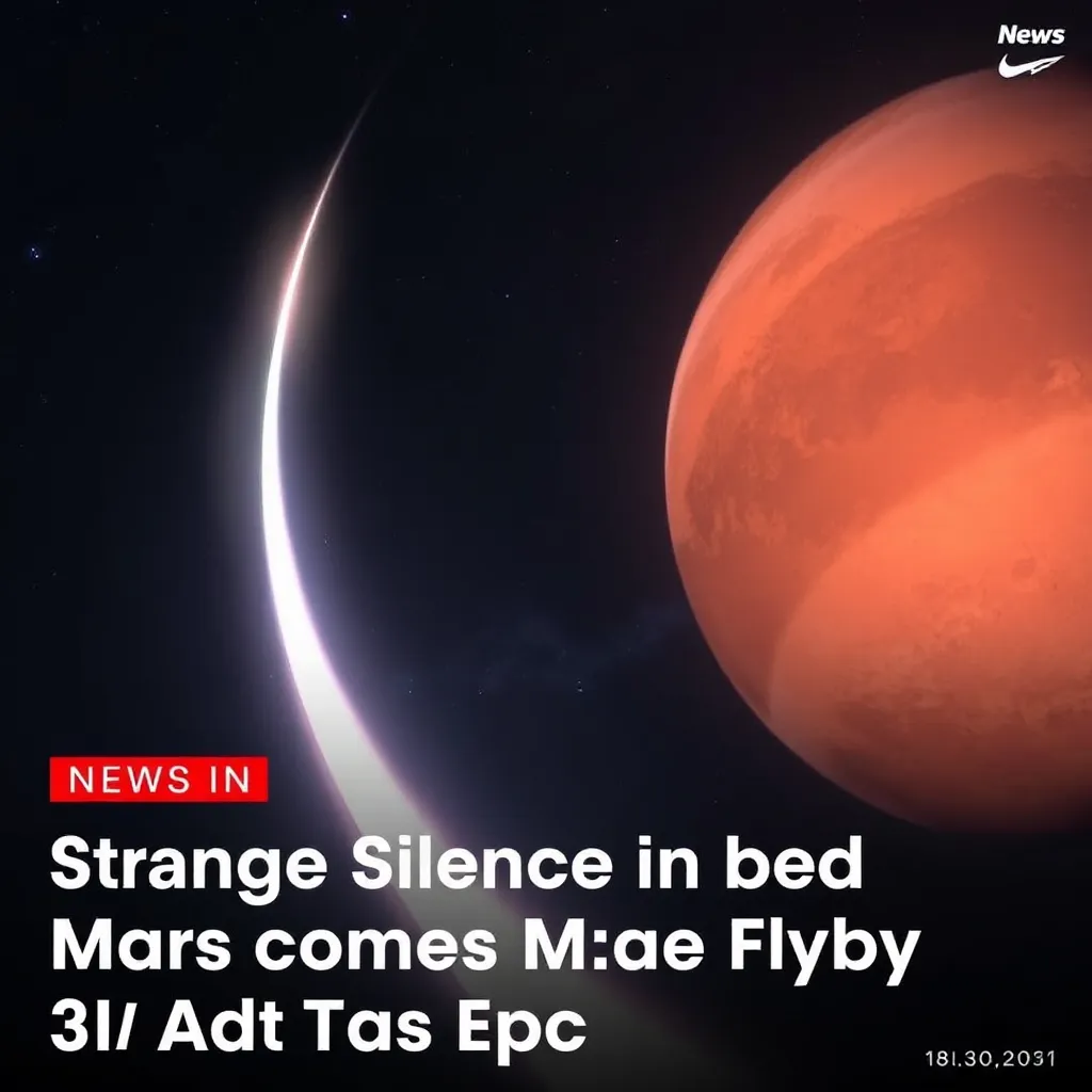 Strange Silence Surrounds 3I/Atlas After Mars Flyby : MysteryLores