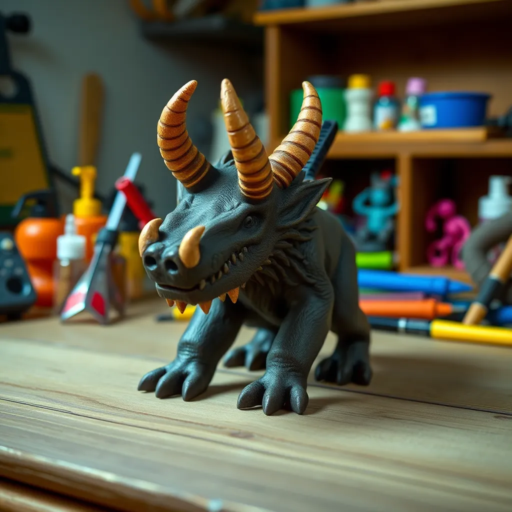 Creative Husband 3D Prints Hodag Cryptid for Wife : MysteryLores