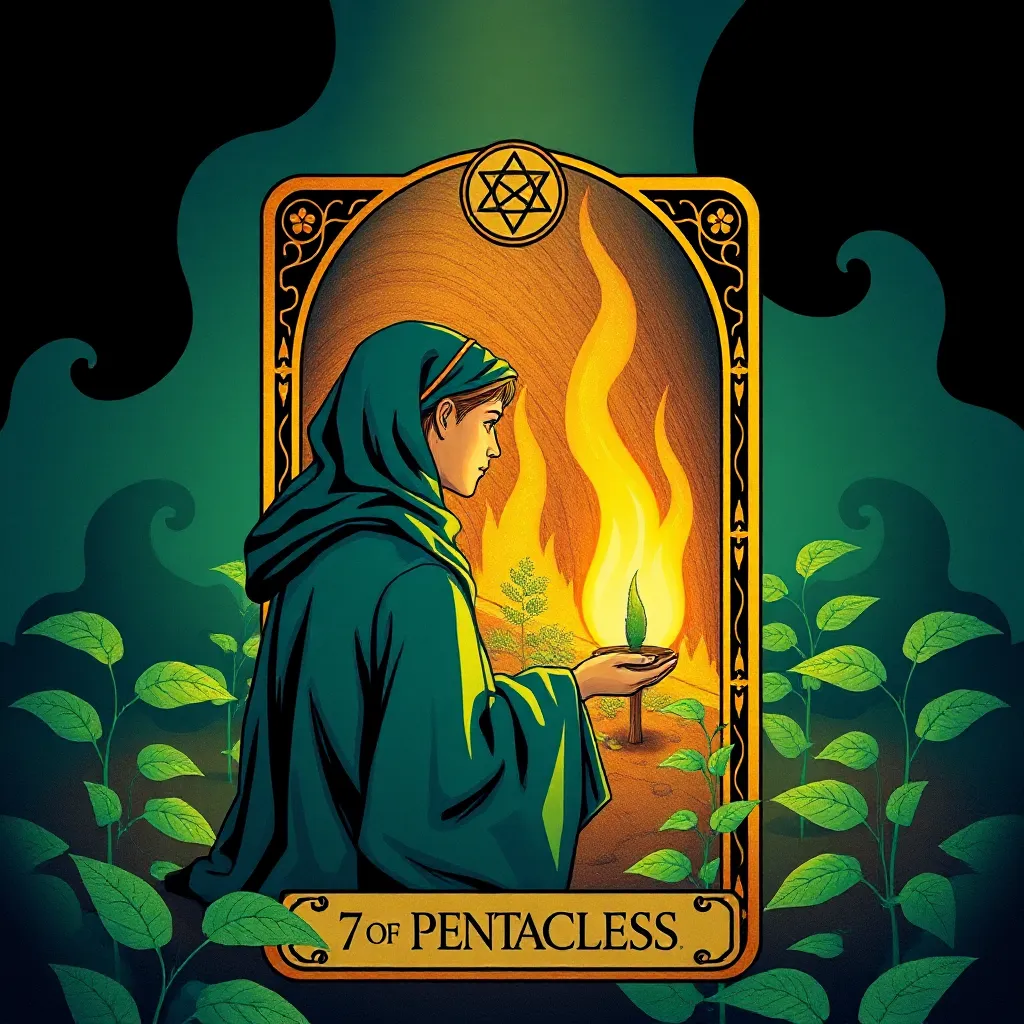 Interpreting the 7 of Pentacles Tarot Card for Yourself and Others ...