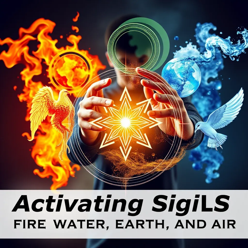 Activating Sigils with Fire, Water, Earth, and Air : MysteryLores