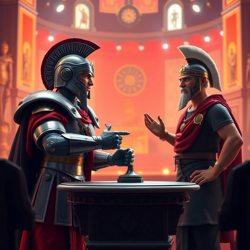 Epic AI Debate: Genghis Khan vs. Julius Caesar : MysteryLores