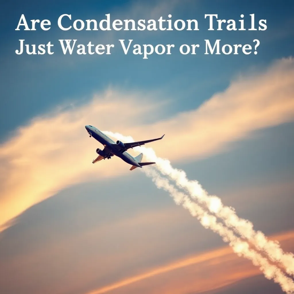 Are Condensation Trails Just Water Vapor or More? : MysteryLores