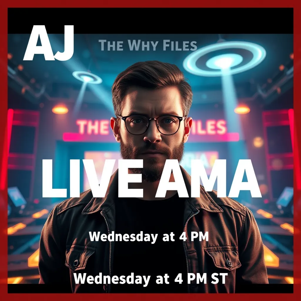 AJ from The Why Files Live AMA: Wednesday at 4 PM PST : MysteryLores