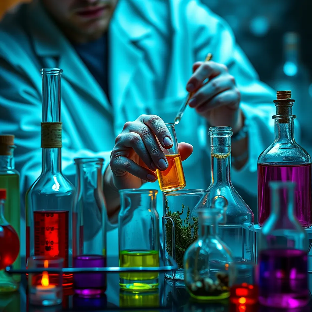 Exploring Uses of Alchemical Substances in Experiments : MysteryLores