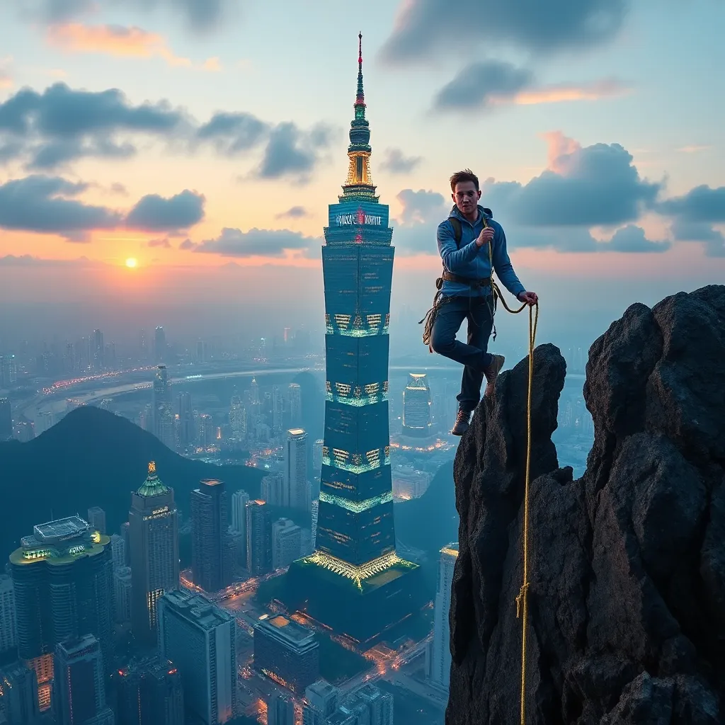 Alex Honnold’s Incredible AI Climb at Taipei Tower : MysteryLores