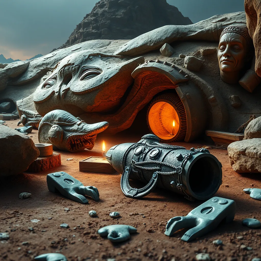 Alien Sarcophagus and Artifacts Discovered in Hildalgo : MysteryLores