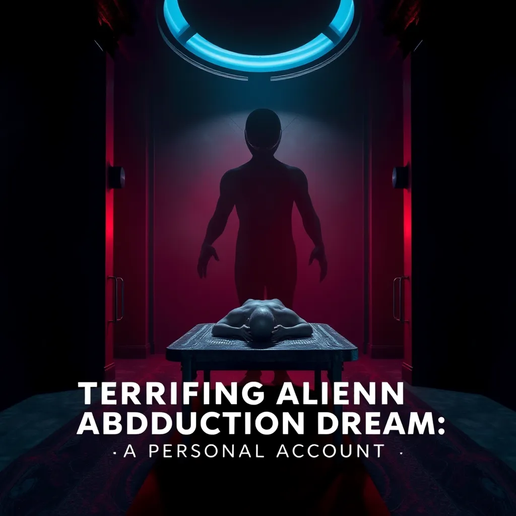 Terrifying Alien Abduction Dream: A Personal Account : MysteryLores