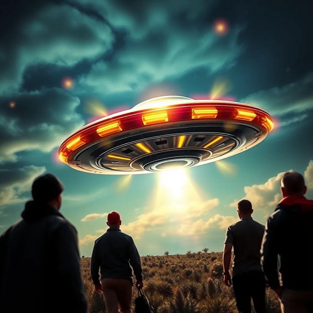 Flying Saucer Shaped Alien Craft Zooms Out of Sight : MysteryLores