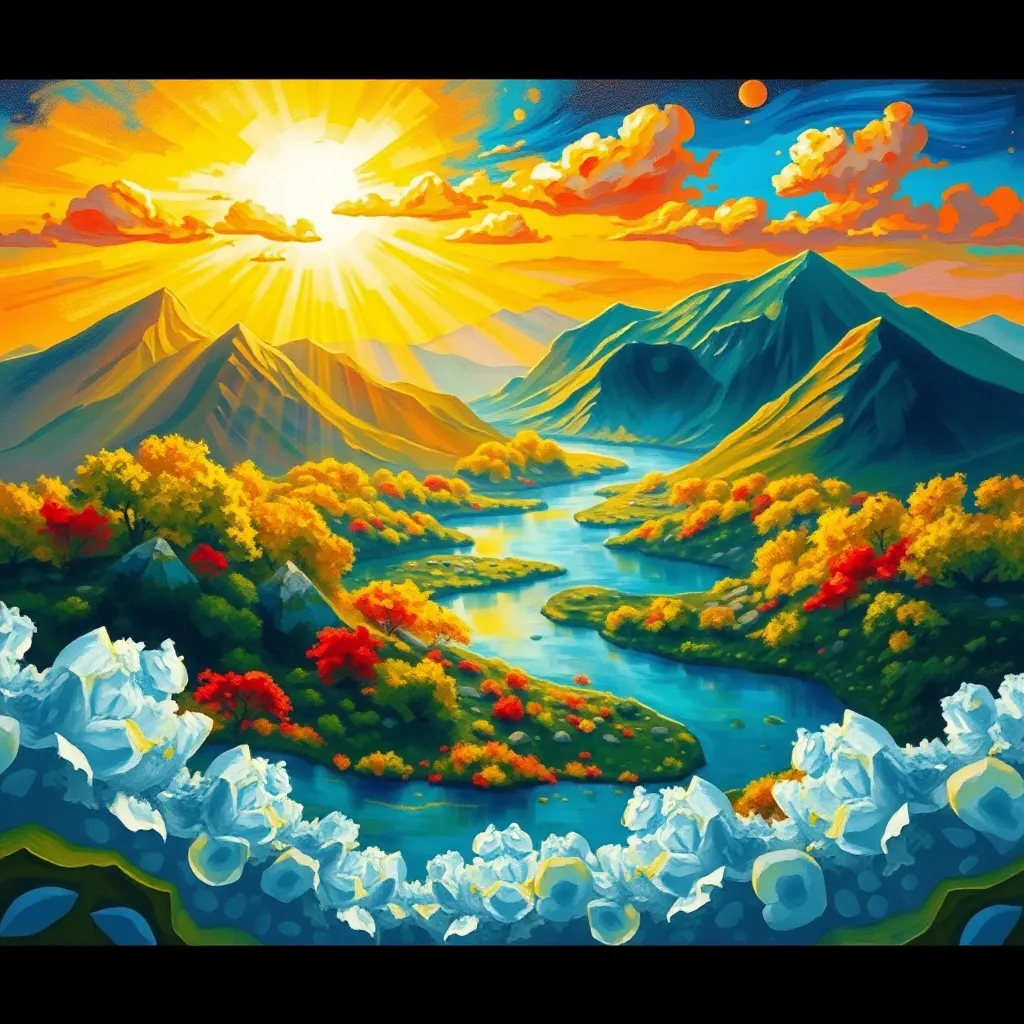 Exploring Artistic Expression: My Alive Planet Oil Painting : MysteryLores