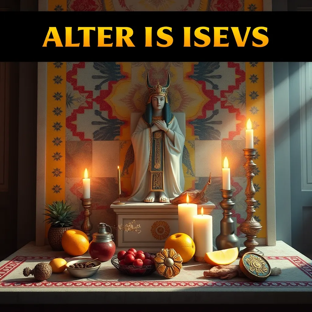 Essential Items for an Effective Altar for Isis : MysteryLores