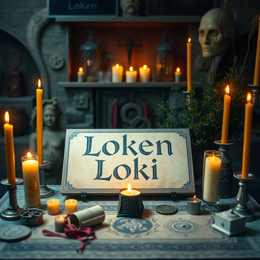 Writing 'Loken' and 'Loki' on the Altar Sparks Wonder : MysteryLores