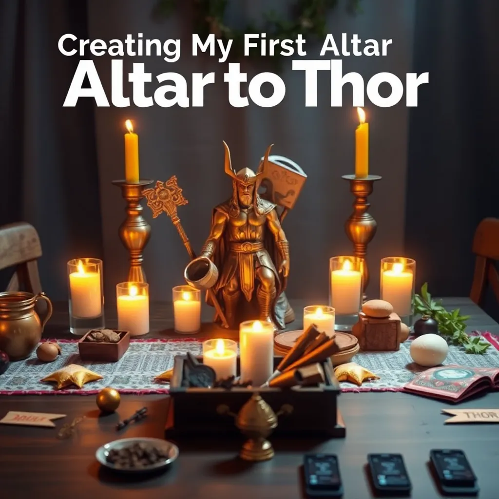 Creating My First Altar to Thor: A Personal Journey : MysteryLores