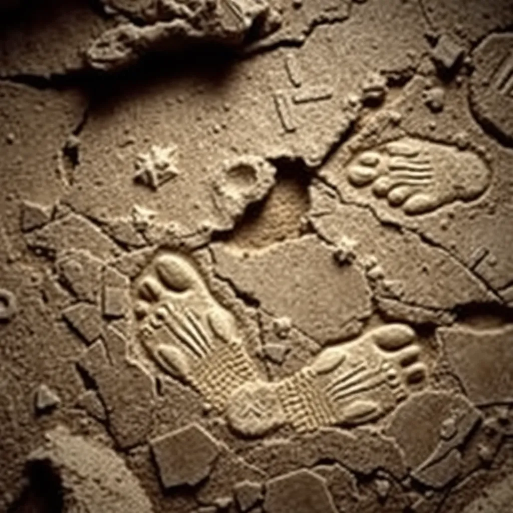 12 Anomalous Human Footprints Found in Ancient Strata : MysteryLores
