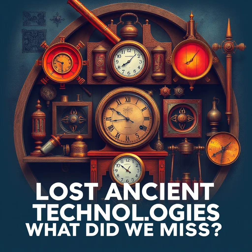 Lost Ancient Technologies: What Did We Miss? : MysteryLores