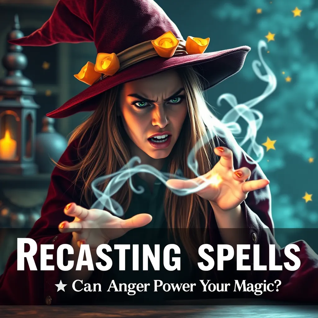 Recasting Spells: Can Anger Power Your Magic? : MysteryLores