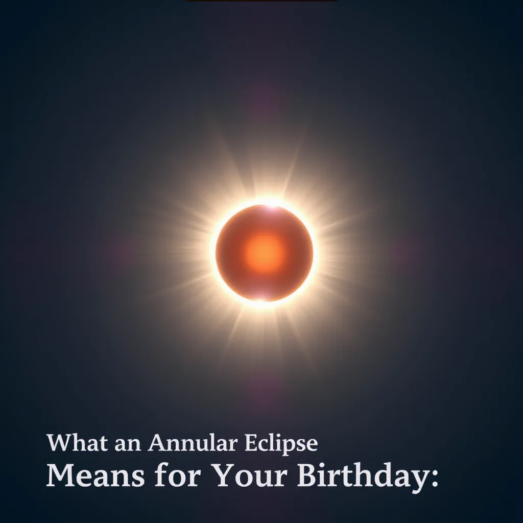 What an Annular Solar Eclipse Means for Your Birthday : MysteryLores