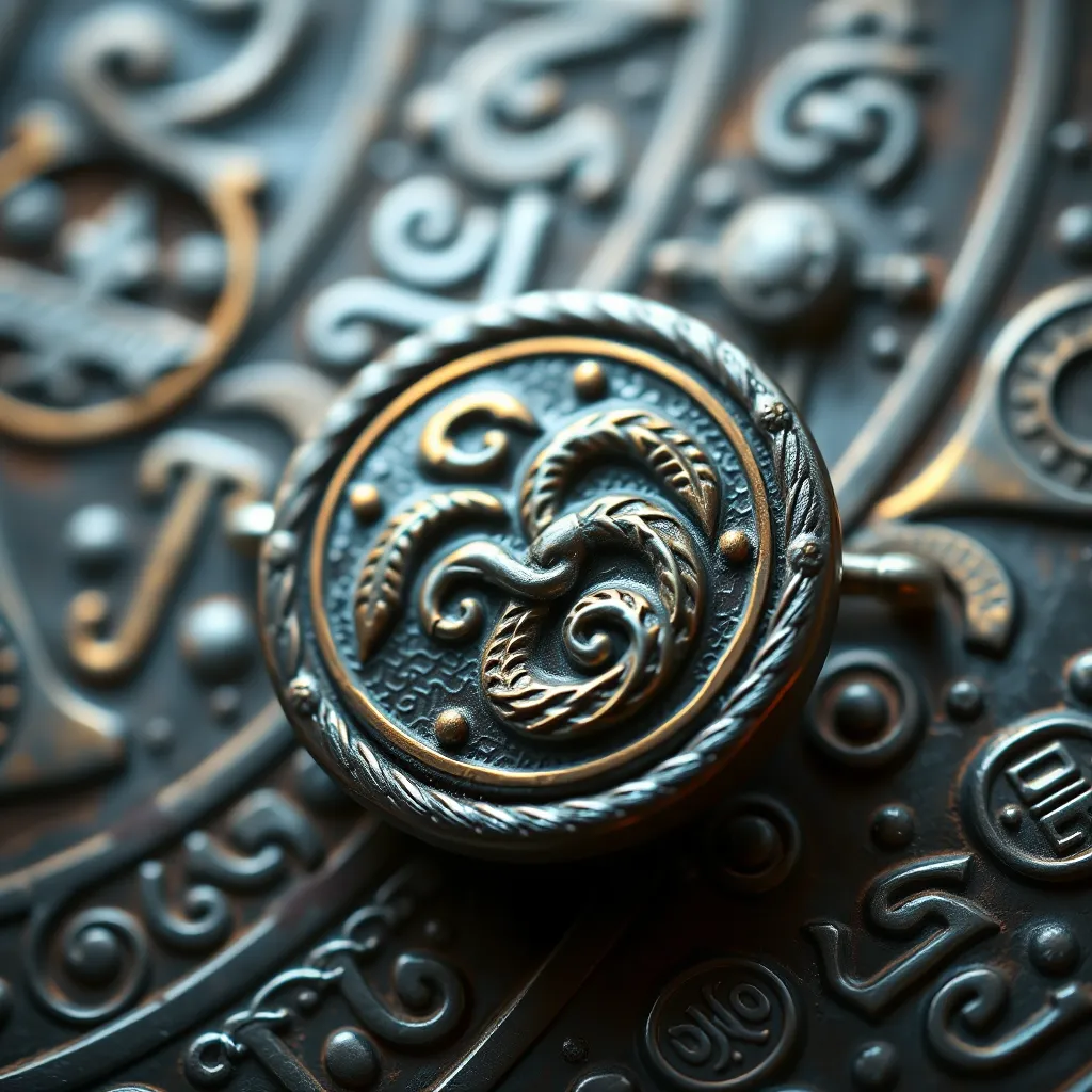 Help Identify a Pin with Runic Symbols and Ouroboros : MysteryLores