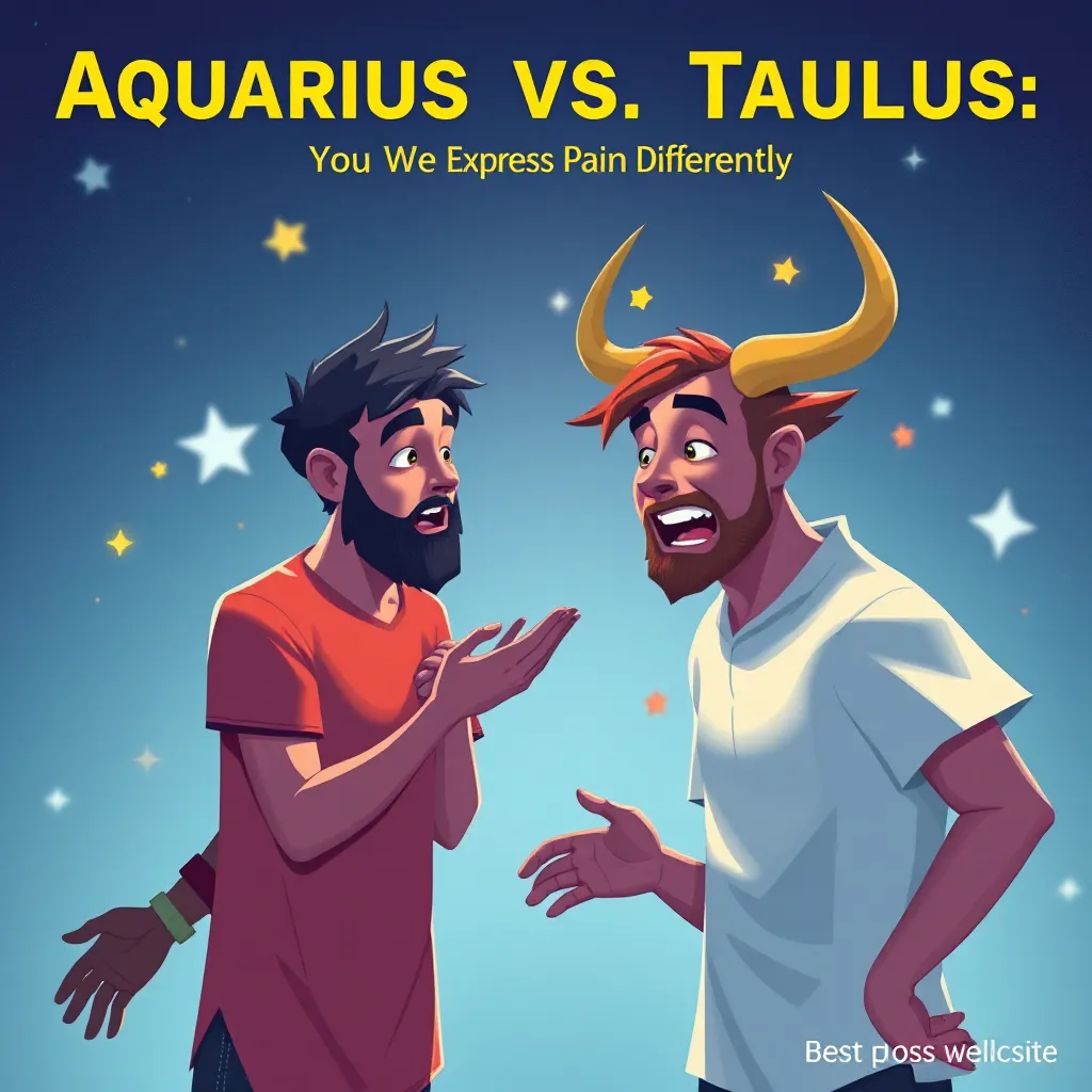 Aquarius vs. Taurus: How We Express Pain Differently : MysteryLores