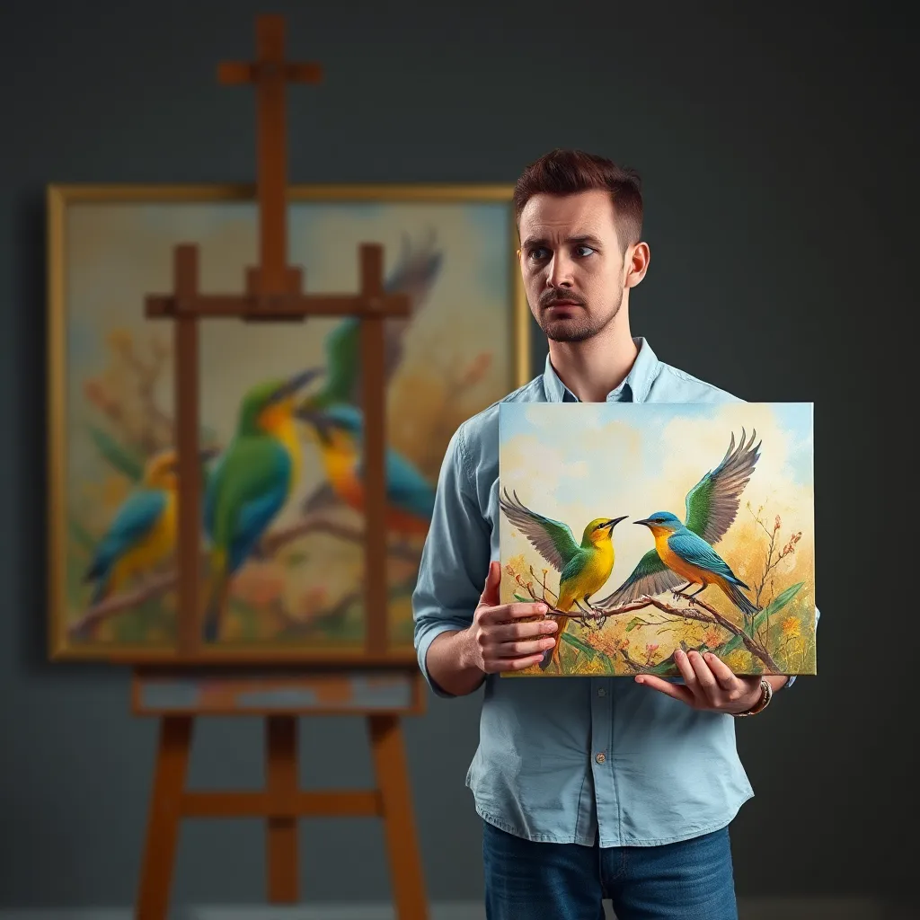 Artist Reports Bird Painting Mysteriously Vanishes : MysteryLores