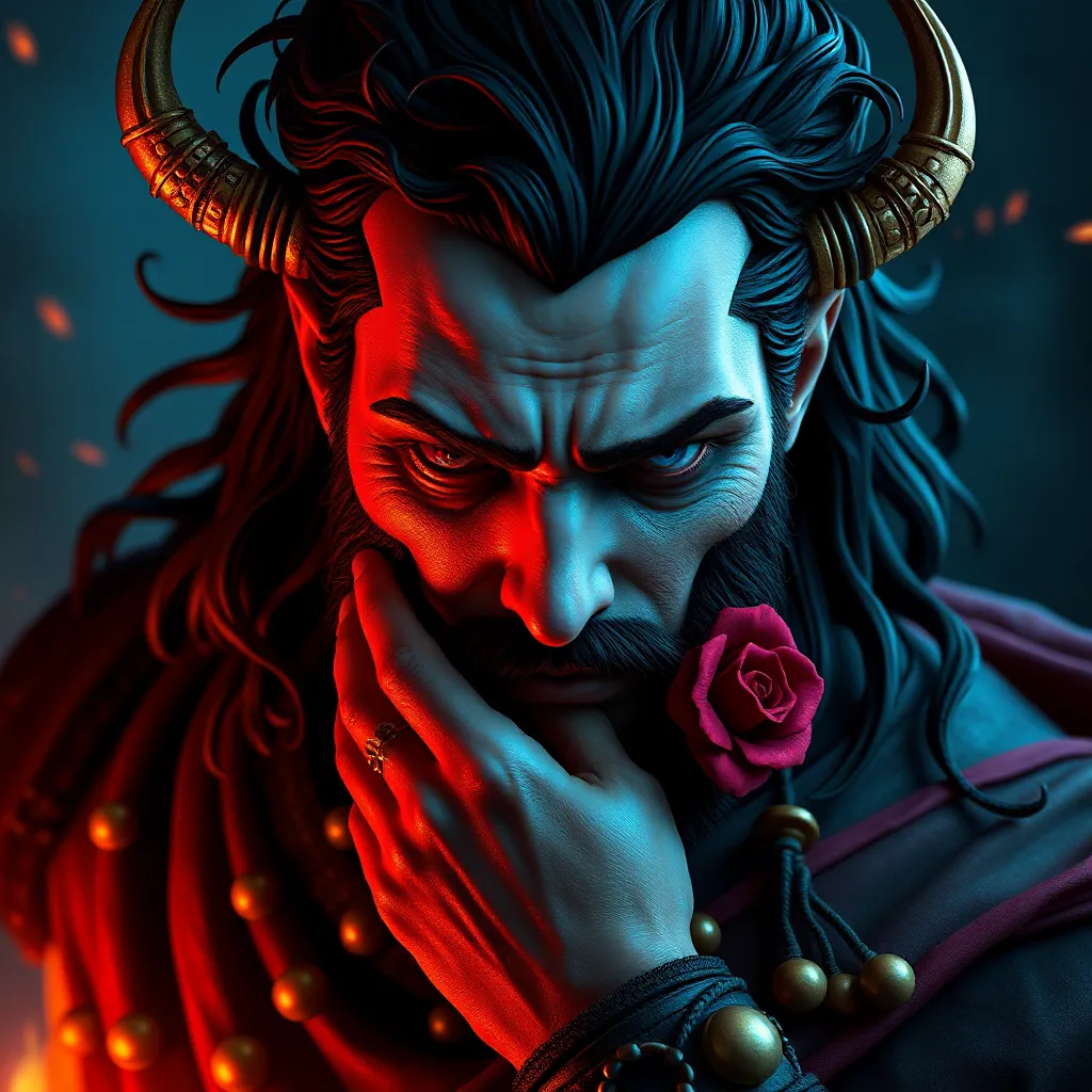 Explore My Artistic Interpretation of Hades Portrait Today : MysteryLores