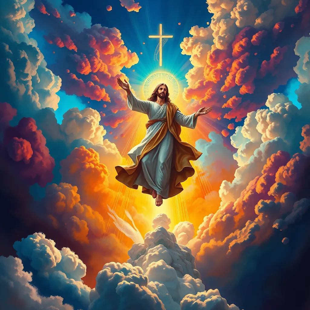 Spectacular Oil Painting: The Ascension of Christ : MysteryLores