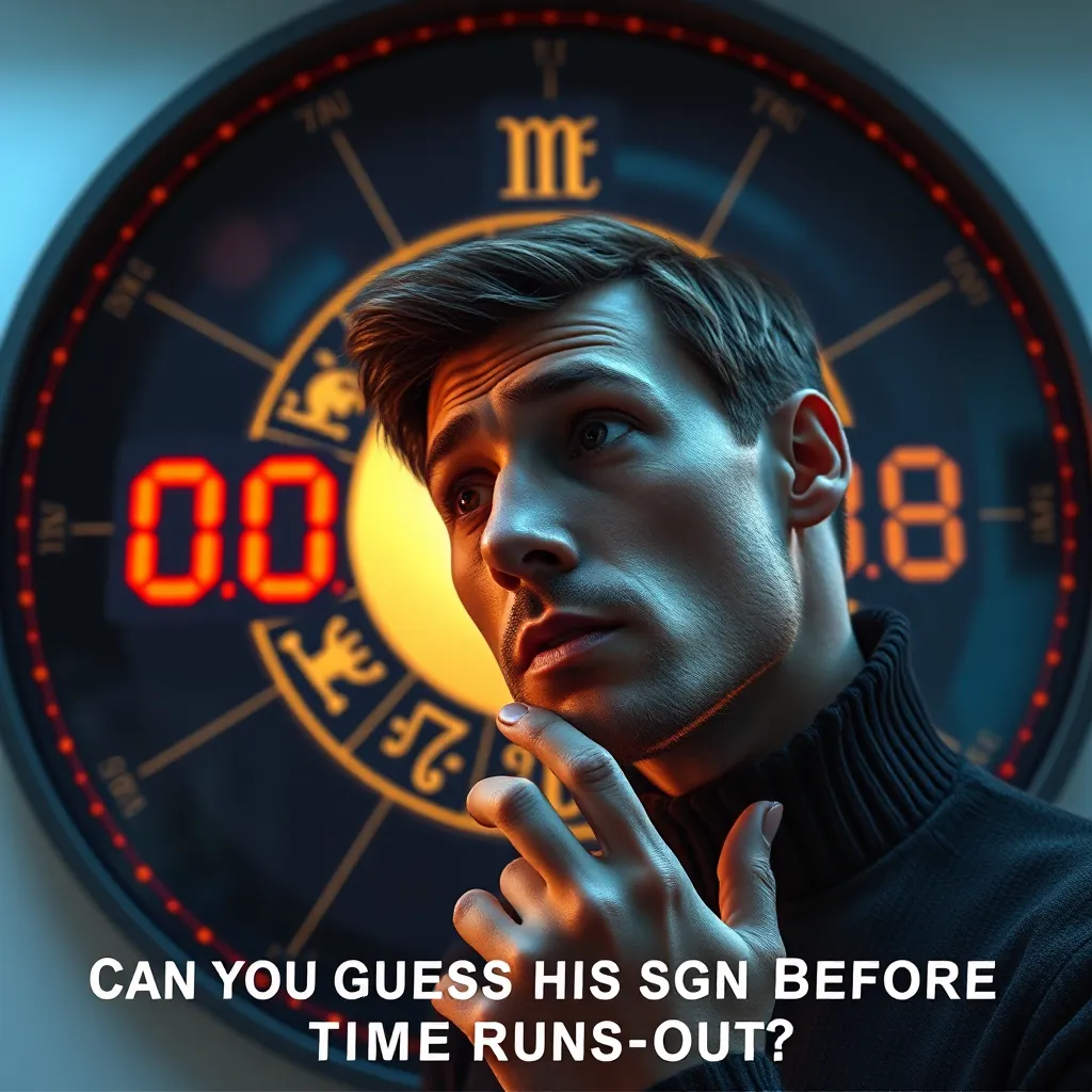 Can You Guess His Zodiac Sign Before Time Runs Out? : MysteryLores