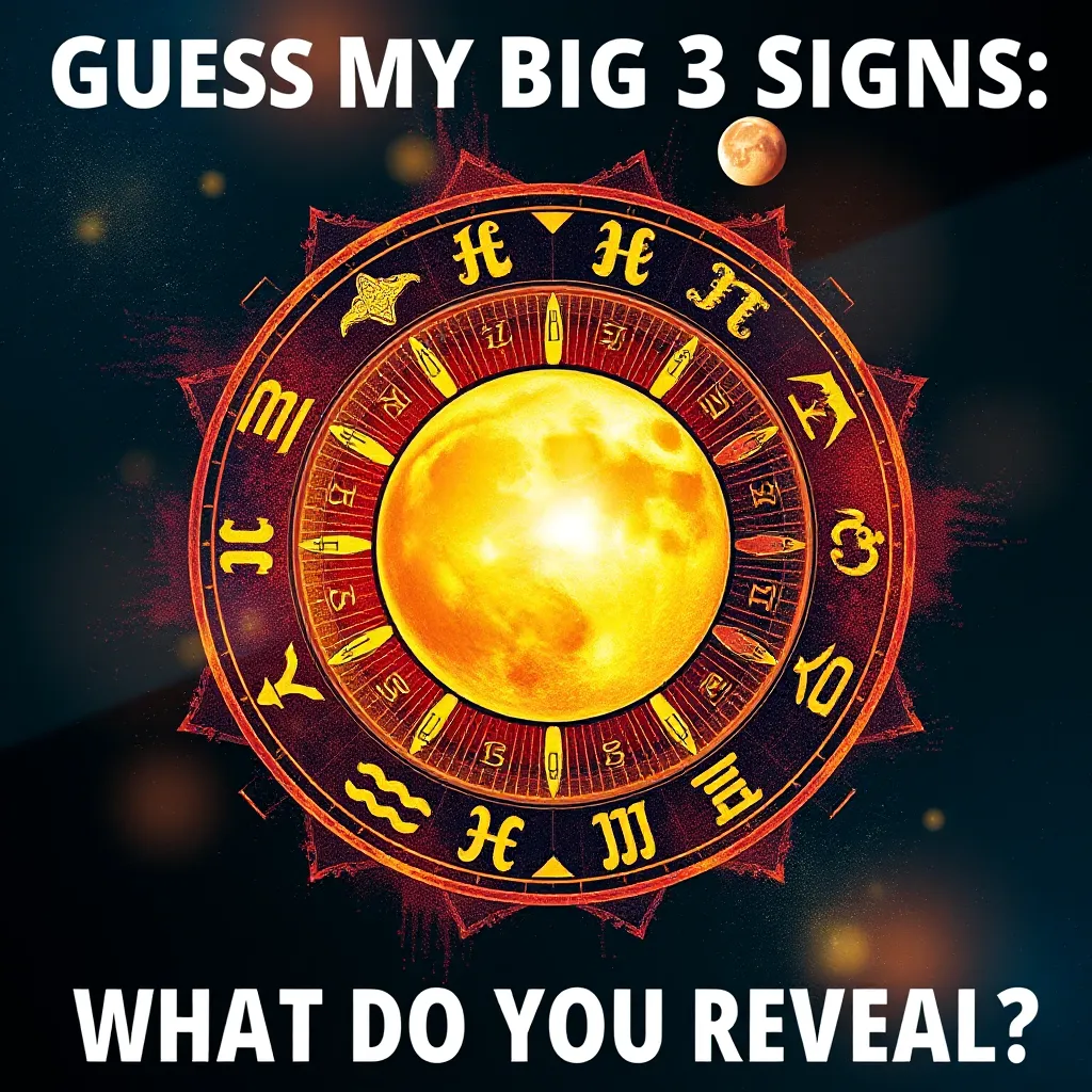 Guess My Big 3 Signs: What Do They Reveal? : MysteryLores