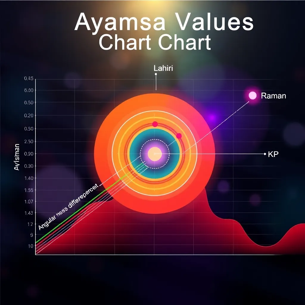 Exploring Angular Differences of Various Ayanamsa Values : MysteryLores