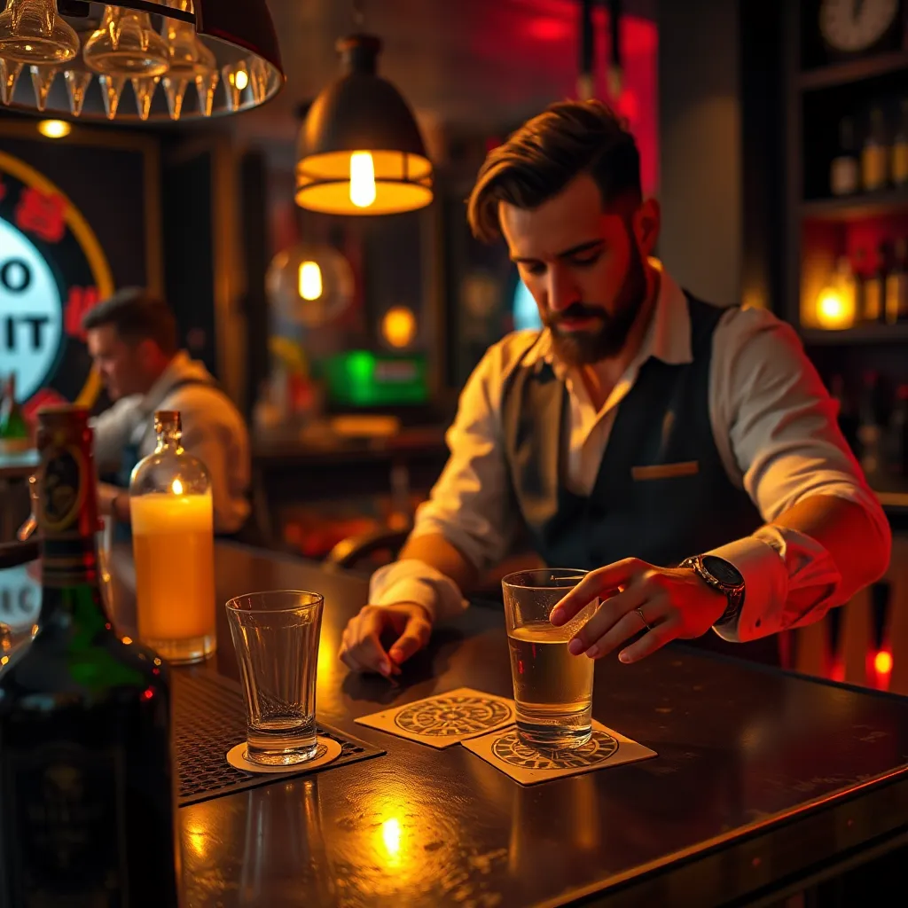 Using Bartender Sigils as Unique Coasters : MysteryLores