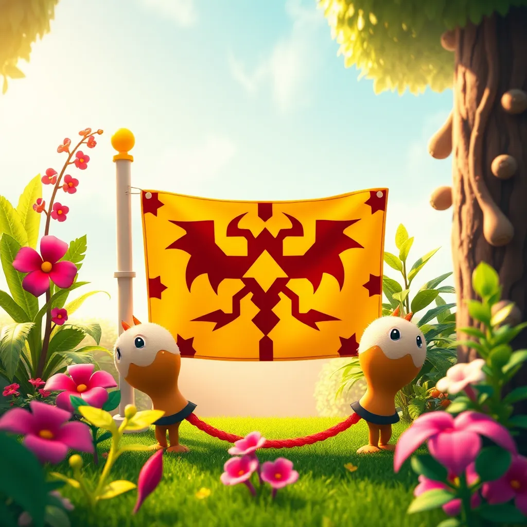 Creating a Beelzebub Sigil Flag in ACNH: A Nature Twist : MysteryLores
