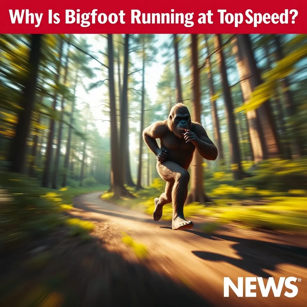 Why Is Bigfoot Really Running at Top Speed? : MysteryLores