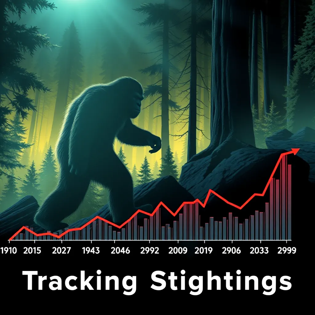 Tracking Bigfoot Sightings: The Trends Over Time : MysteryLores