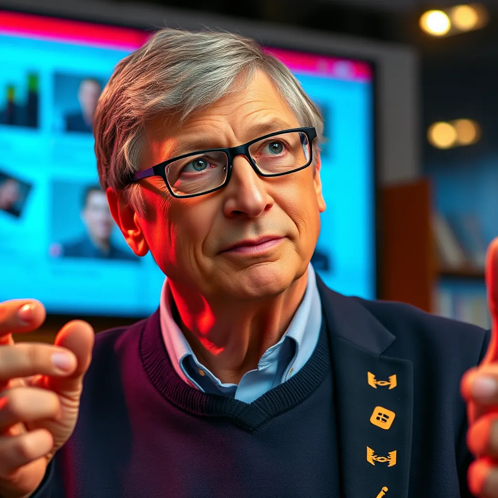 Bill Gates' Innovative Ad Sparks Curiosity and Debate : MysteryLores