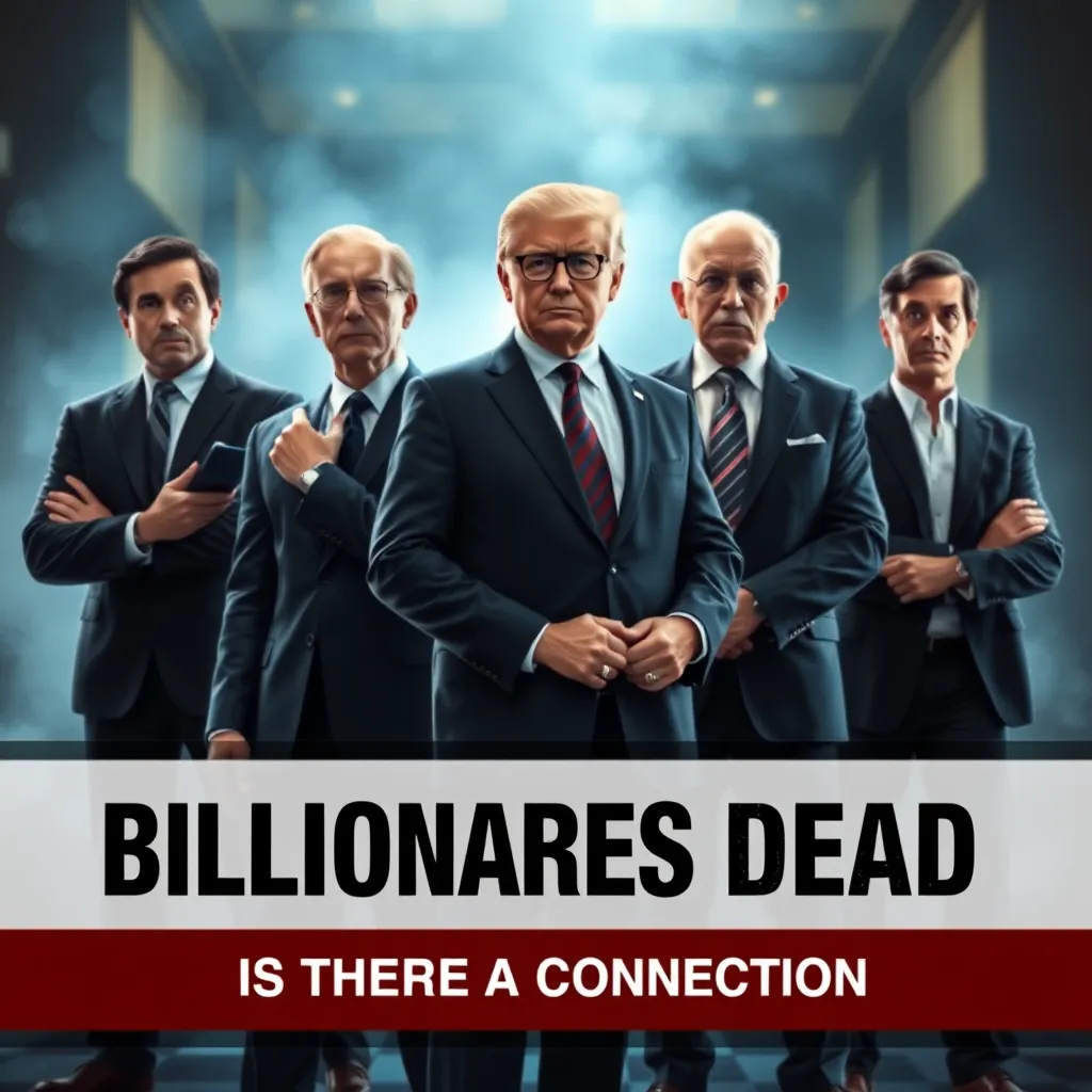 Billionaires Mysteriously Dead: Is There a Connection? : MysteryLores