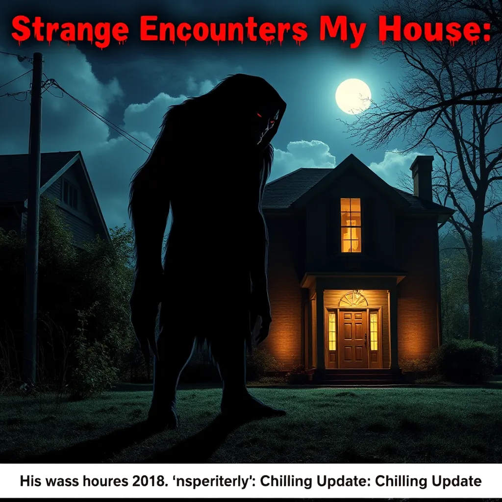 Strange Encounters at My House: Chilling Update : MysteryLores