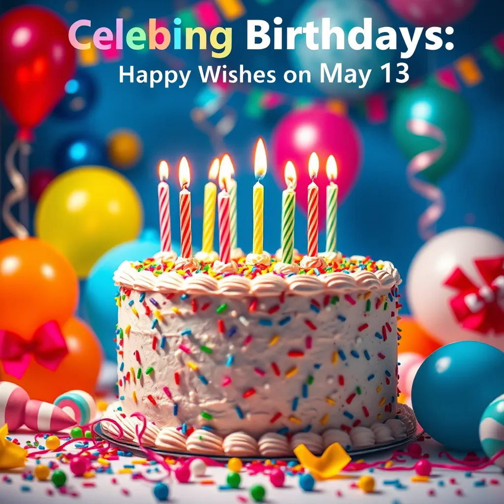 Celebrating Birthdays: Happy Wishes on May 13 : MysteryLores