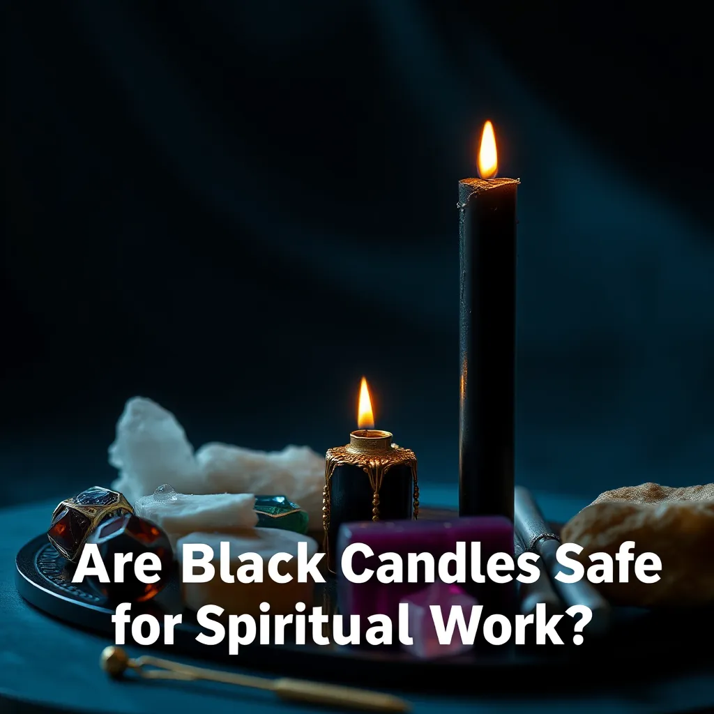 Are Black Candles Safe for Spiritual Work? : MysteryLores