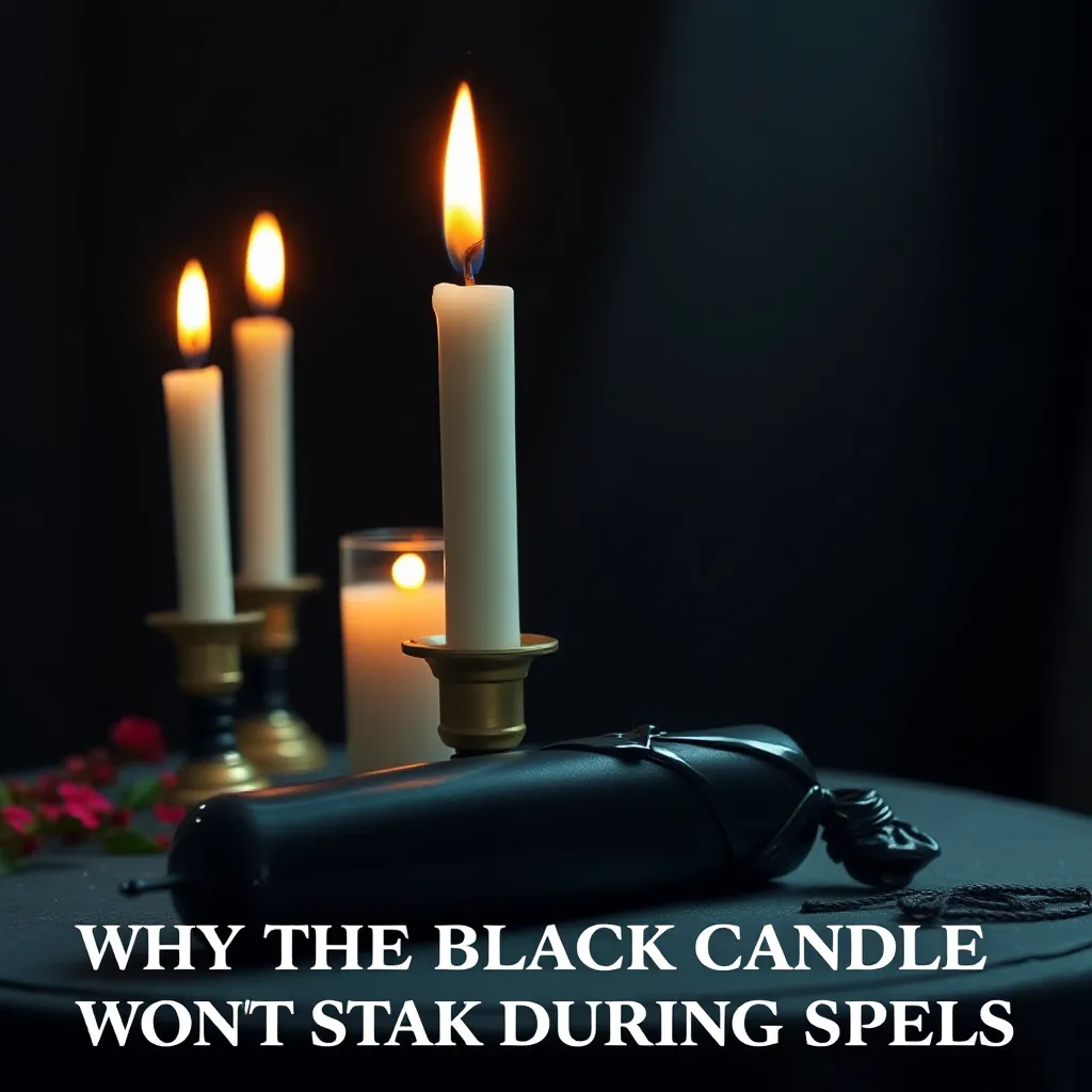 Why the Black Candle Won’t Stay Stick During Spells : MysteryLores