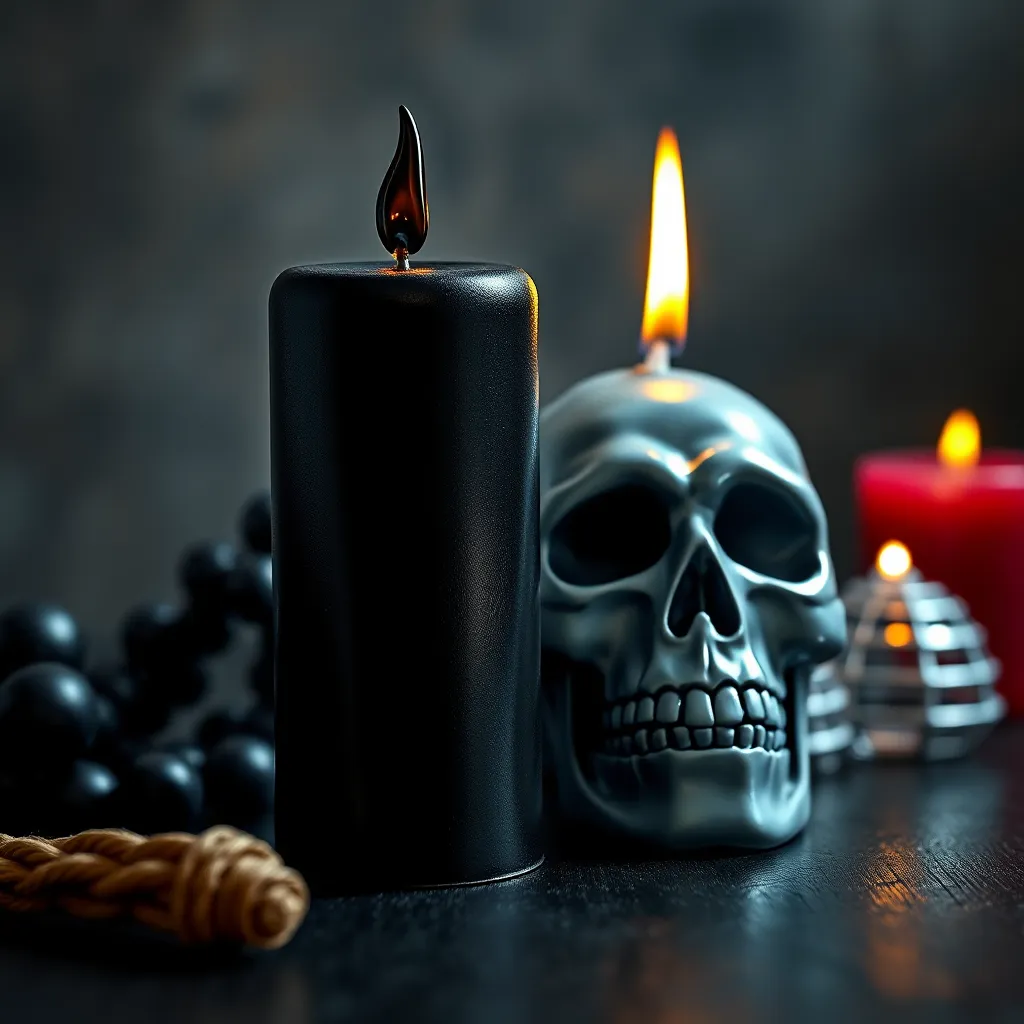 Can You Use a Black Candle Instead of a Skull Candle? : MysteryLores