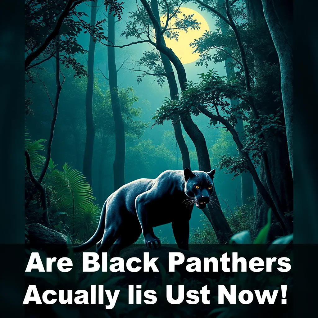 Are Black Panthers Actually Cryptids? Find Out Now! : MysteryLores