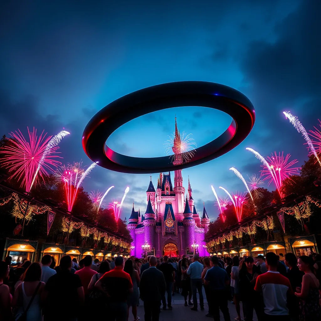 Mysterious Black Ring Spotted Over Disneyland Sparks Debate : MysteryLores