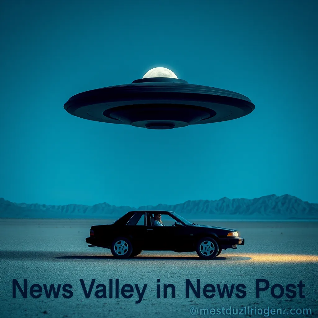 Sightings of a Mysterious Black UFO in Death Valley : MysteryLores