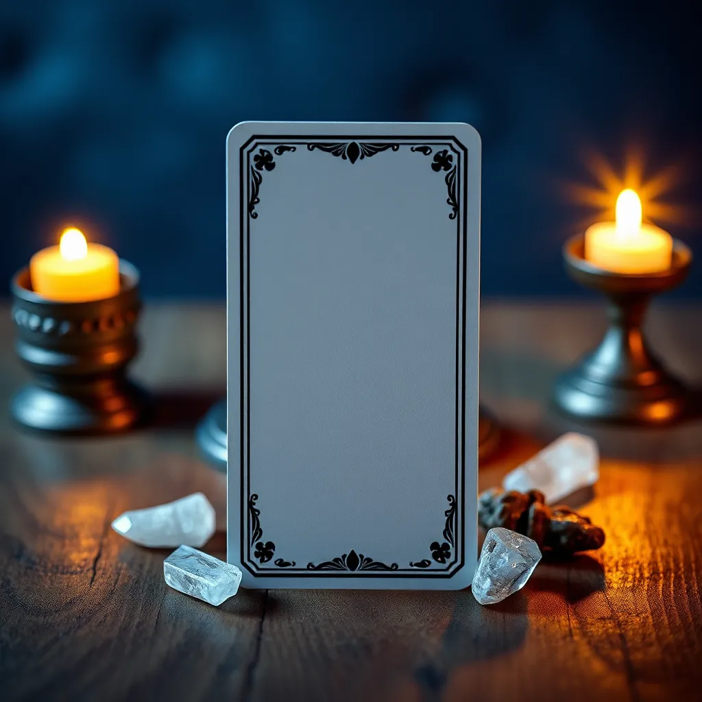 Understanding The Blank Card In Tarot: What It Means : MysteryLores