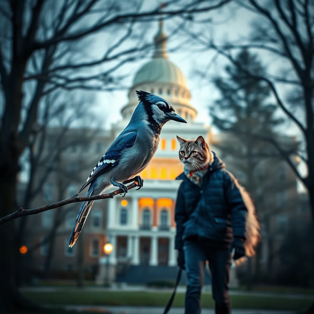 Chilling Encounter: A Blue Jay Watching Me? : MysteryLores
