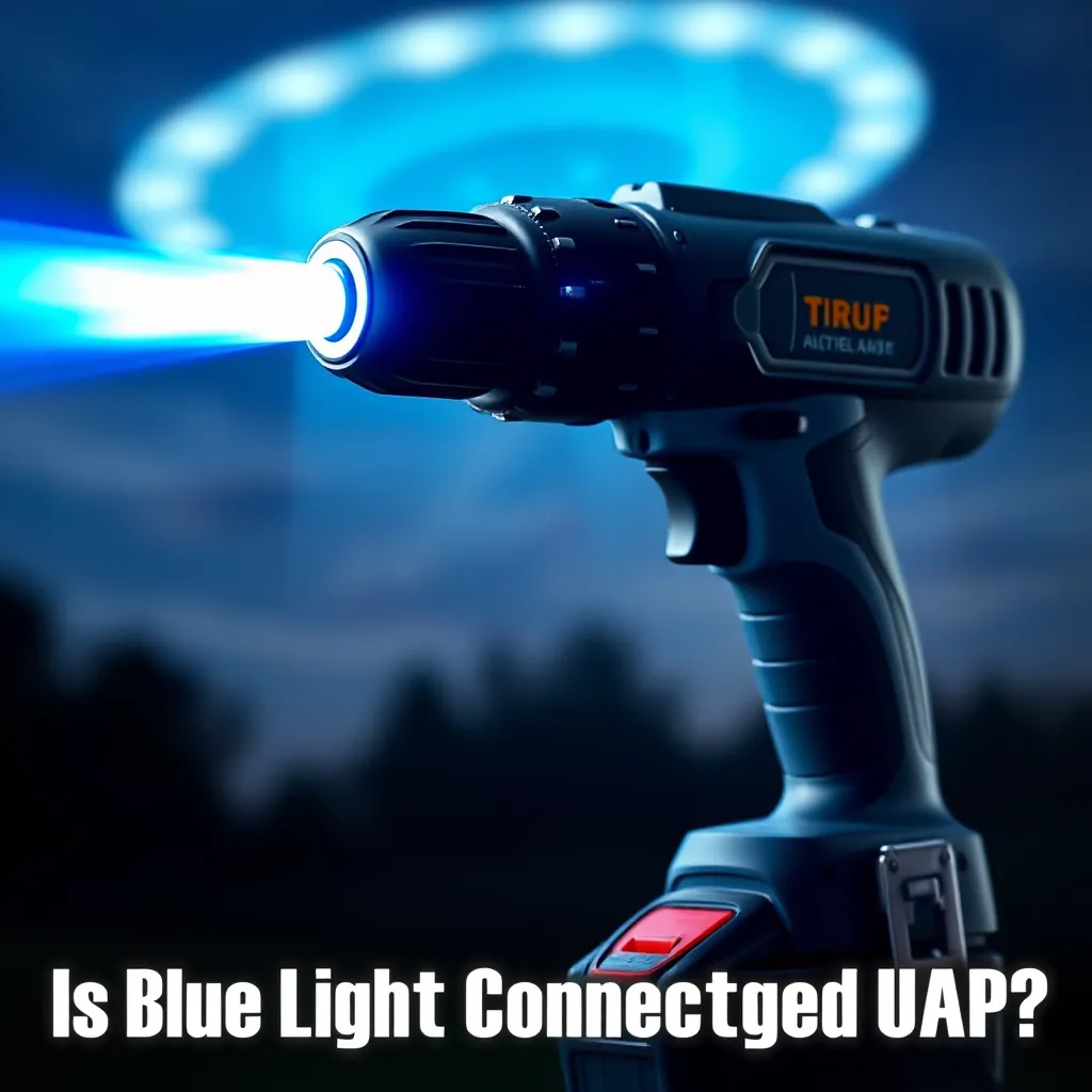 Is Blue Light from Drill Connected to Alleged UAP? : MysteryLores
