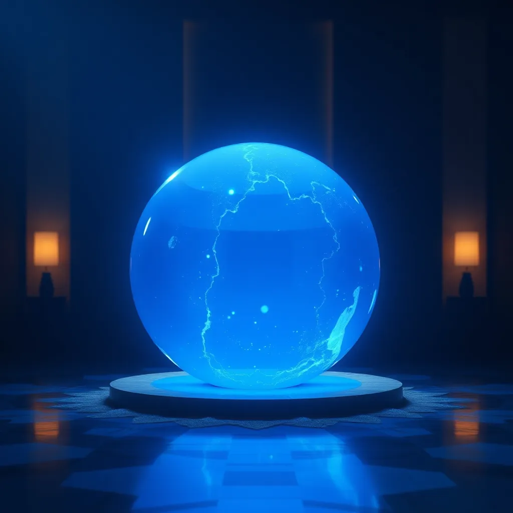 Sightings of a Beautiful Blue Orb After Meditation : MysteryLores