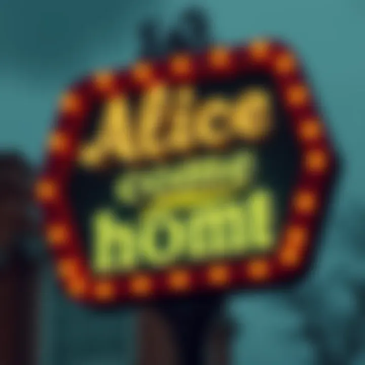 Alice's Return: The Iconic Bewitched Sign Explained : MysteryLores